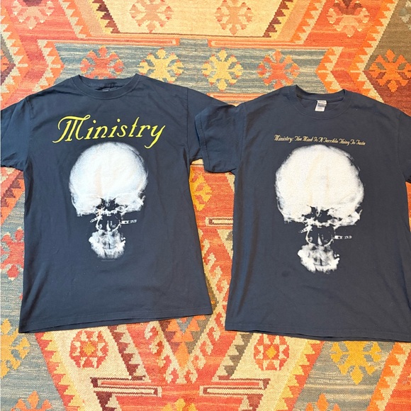Gildan | Shirts | Vintage Ministry Mind Is A Terrible Thing To Taste ...